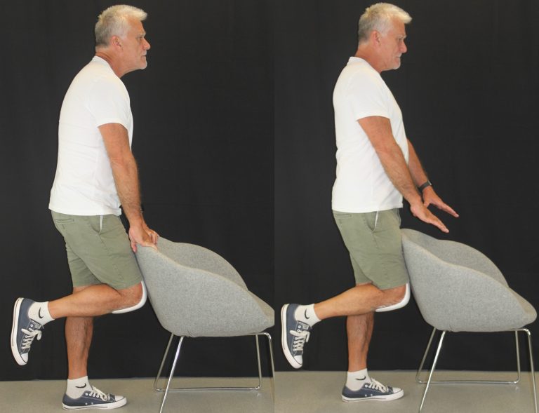 One-leg standing with eyes open or closed on a cushion - OPAL - Return ...