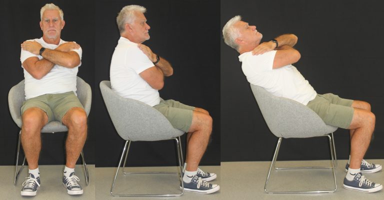Seated thoracic extension - OPAL - Return to Work